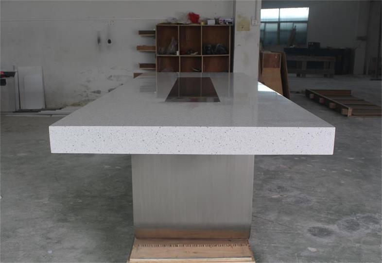 modern Conference table Stone Meeting desk